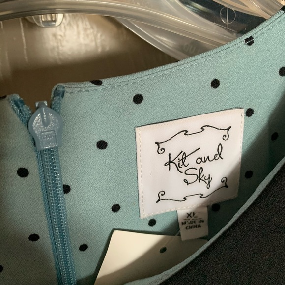 kit and sky | Dresses | Nwt Kit And Sky Polka Dot Dress Xl Modcloth ...
